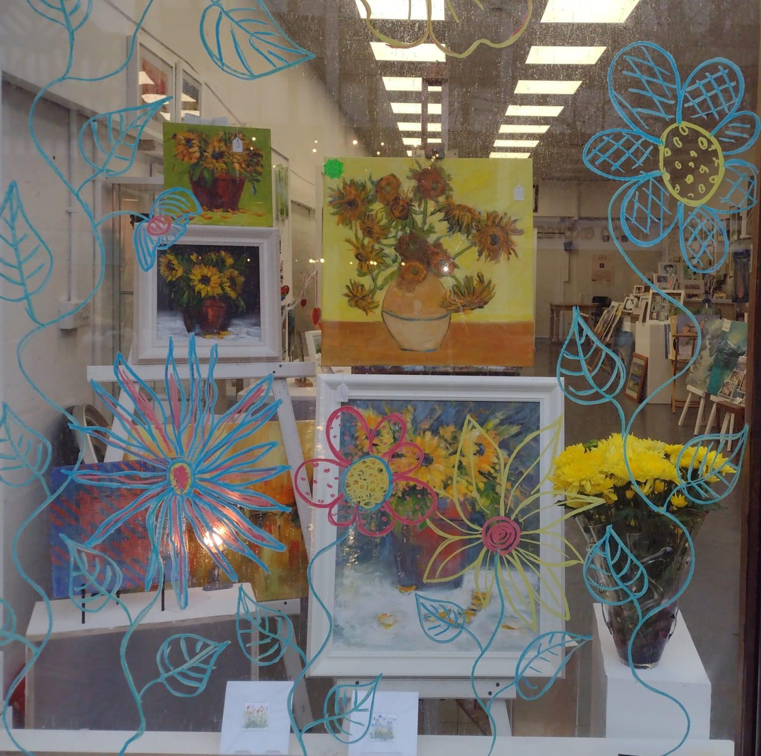 Chester Artists Support Ukraine With Sunflower Paintings | Chester.com