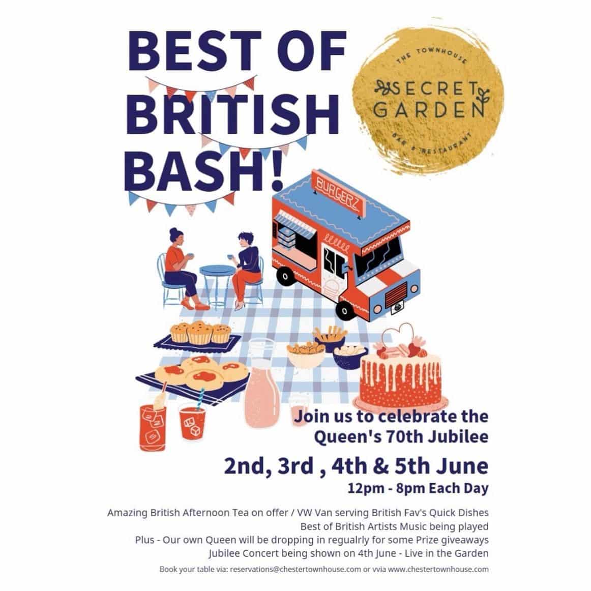 Best of British Bash at The Townhouse Secret Garden | Chester.com